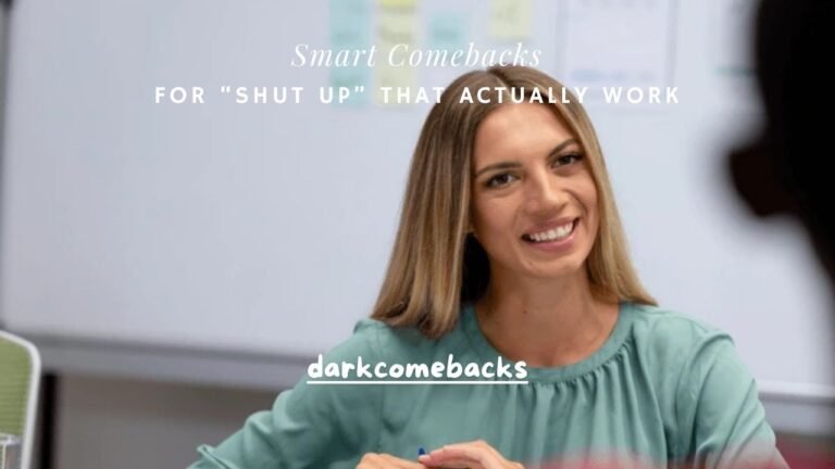 100+ Smart Comebacks for “Shut Up” That Actually Work